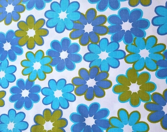 Vintage Fabric 70s Fabric New Unused Vintage Dorma Retro Flower Power ...
