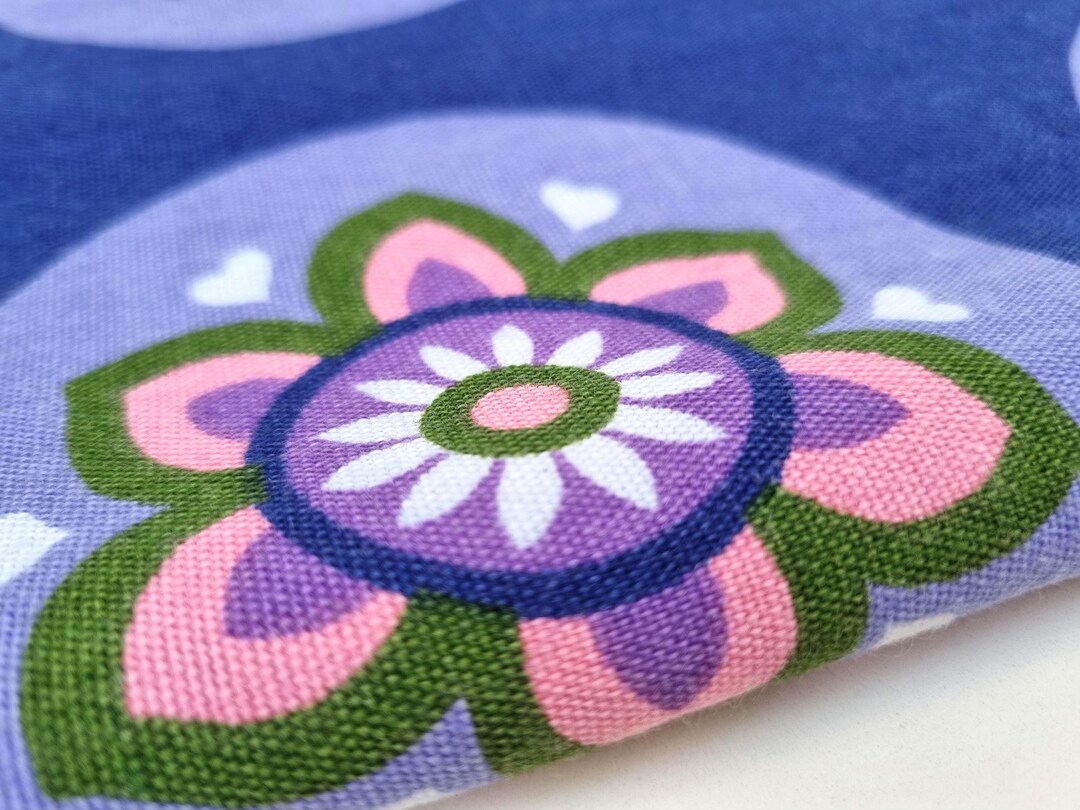 Vintage Fabric 70s Fabric Mary Quant Style Daisy Retro Home Decor ...