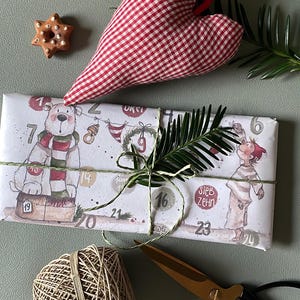 File "advent Calendar Christmas Garland" to Print, Pack and Give Away ...