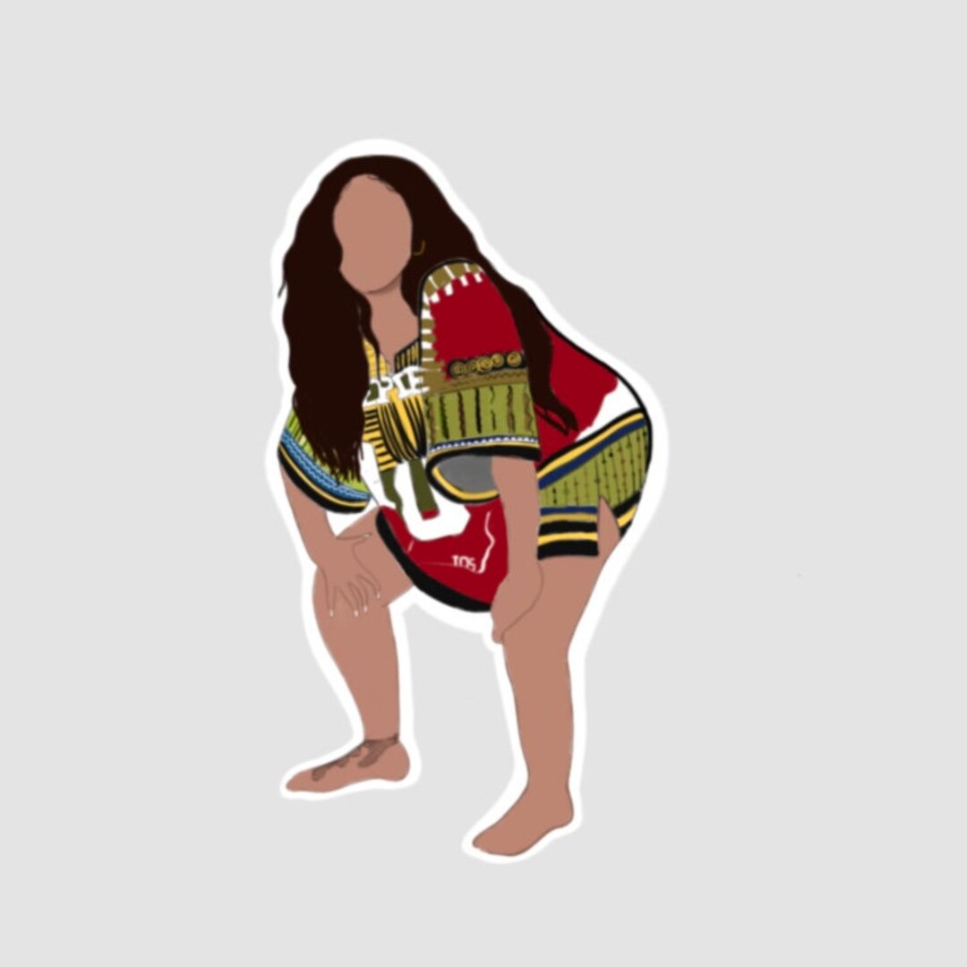 Rihanna Twerking Sticker, Rihanna Meme, Rhianna Sticker, Badgalriri ...
