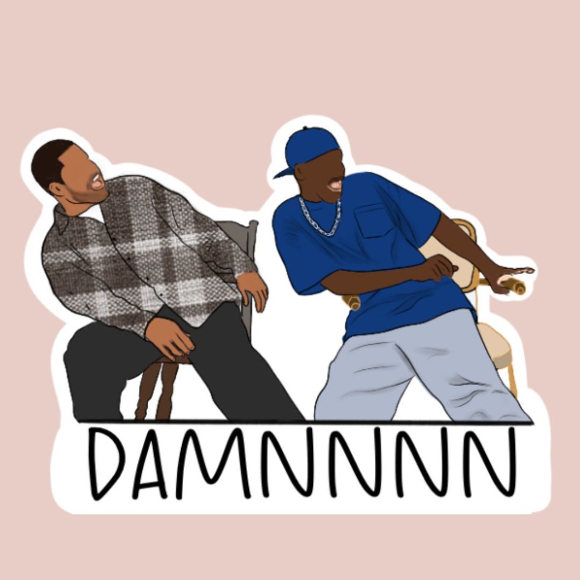 Friday Movie Stickers, Ice Cube, Smokey, Debo, Ms. Parker, Stickers for ...