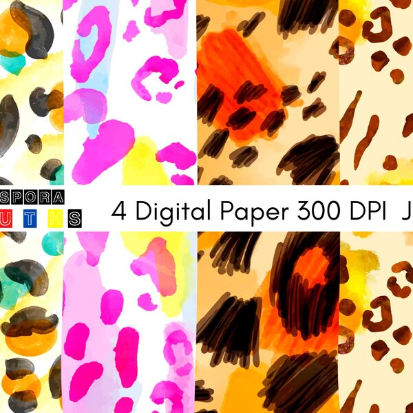 Watercolor Animal Prints - Etsy