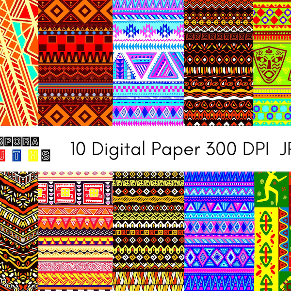 African Print Paper - Etsy