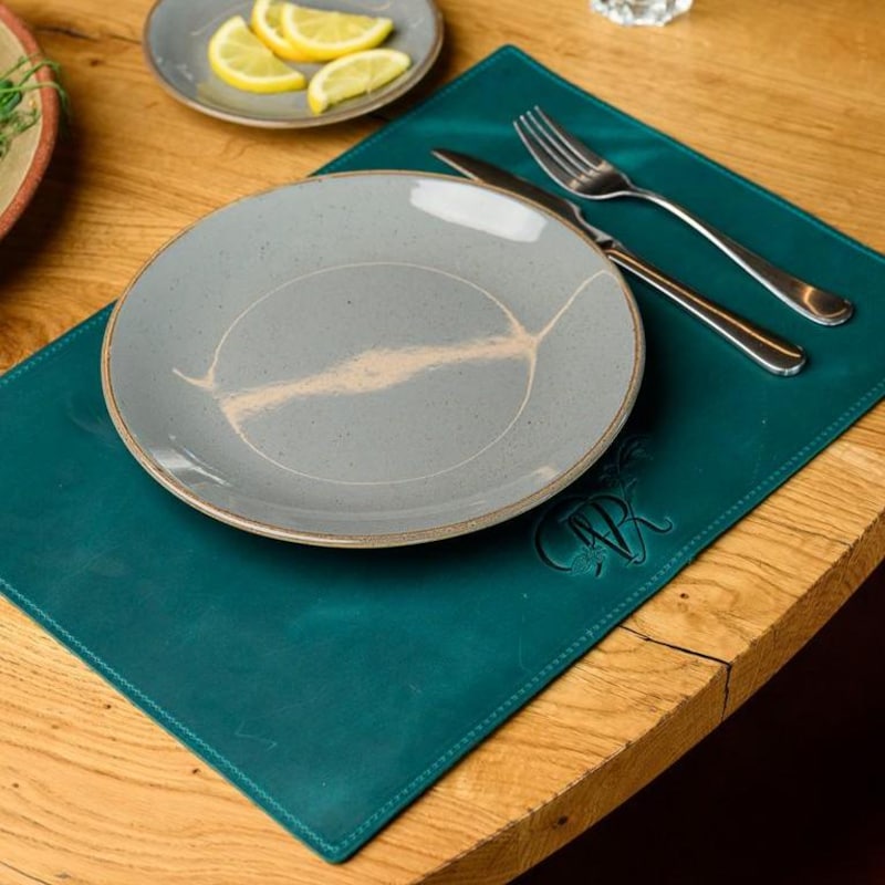 Leather Placemats - Etsy