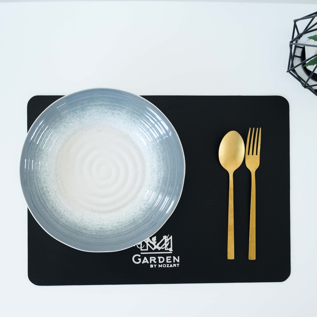 PU Leather Placemate, Restaurant Table Mat With Personalization, Table ...