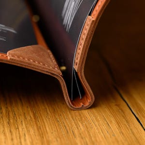 Custom Leather Menu Holder, Restaurant Menu Folio With Logo Embossing ...