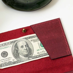 Embossed Leather Bill Holder: Restaurant Check Presenter - Etsy