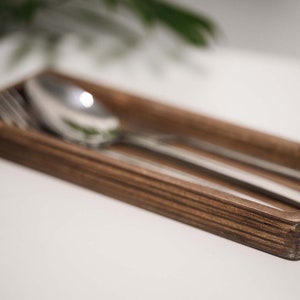 Wooden Сutlery Holder, Tabletop Caddy, Restaurant Cutlery Case, Custom ...
