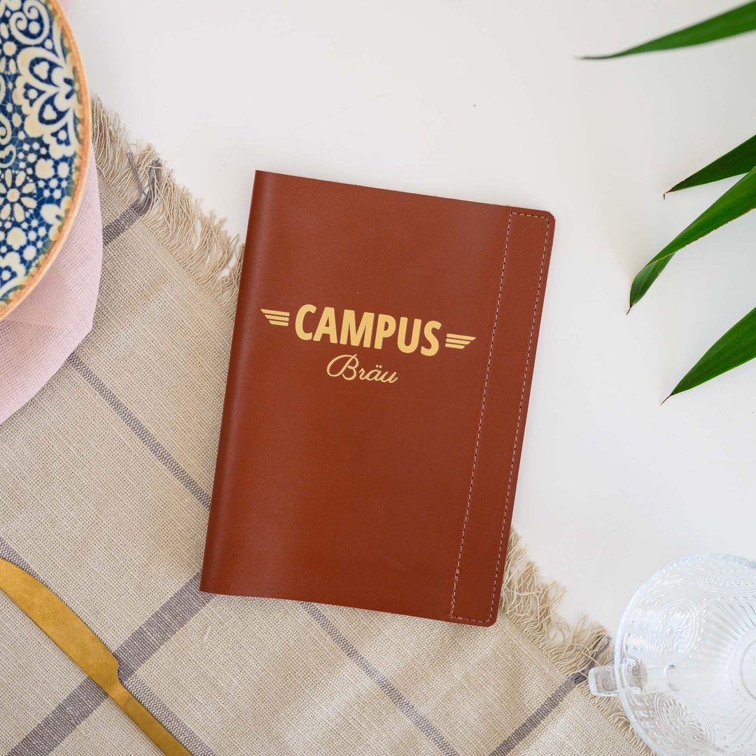 Leather Menu Cover With Fixing Plank for Sheets, Customizable Holder ...