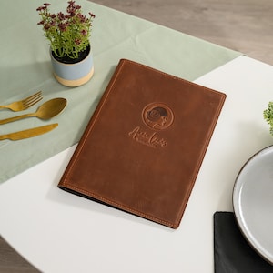 Hardcover for Resturant Menu Card, Wine Menu Holder for Changeable ...