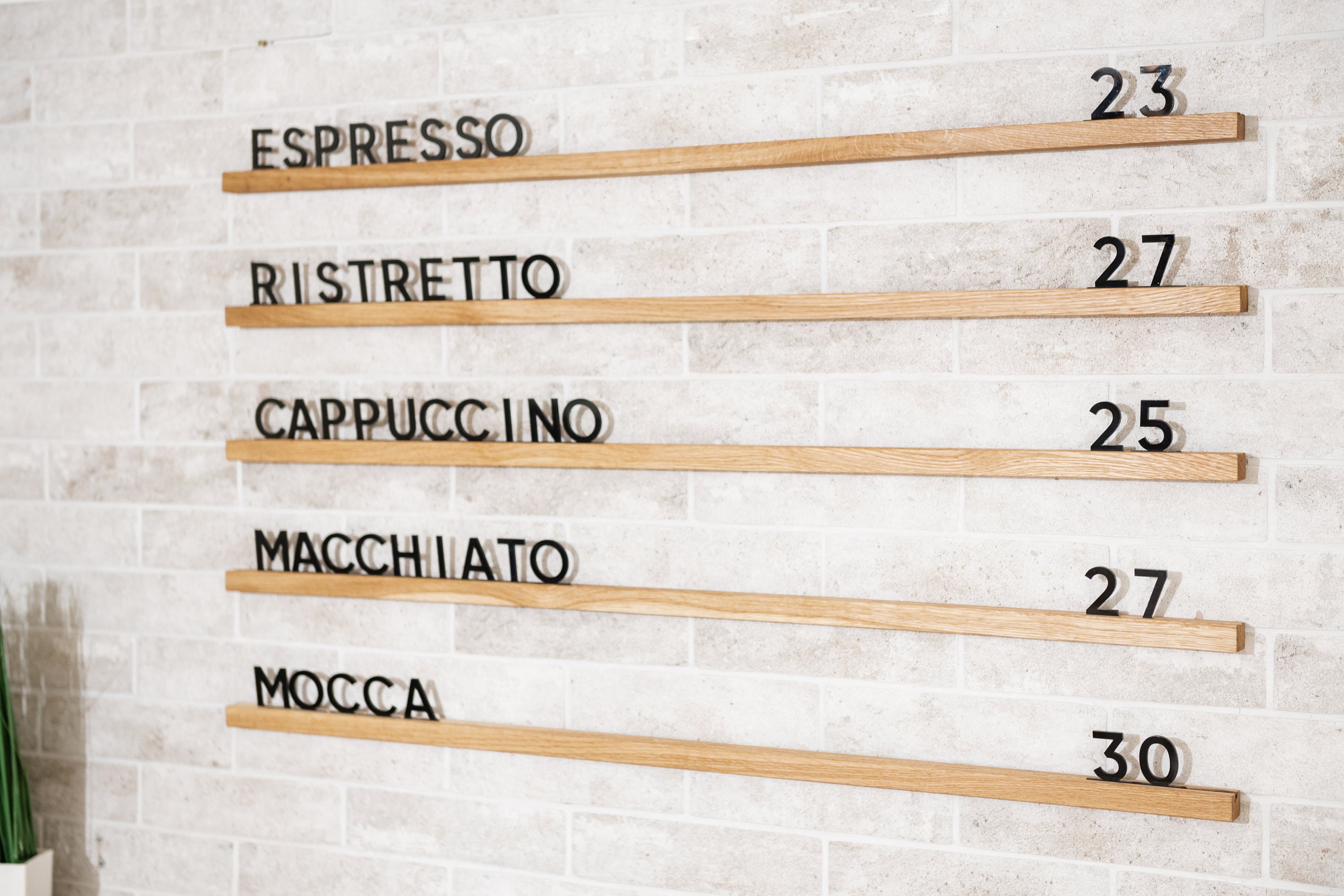 Menu Board Oak Menu Board Wall Menu Changeable Letter - Etsy Ireland