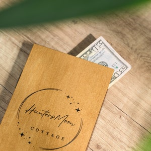 Customized Check Holder Box, Wooden Bill Presenter, Server Check Holder ...