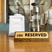 Tabletop Reserve Plate, Reserved Table Sign, Reserved Sign, Table ...