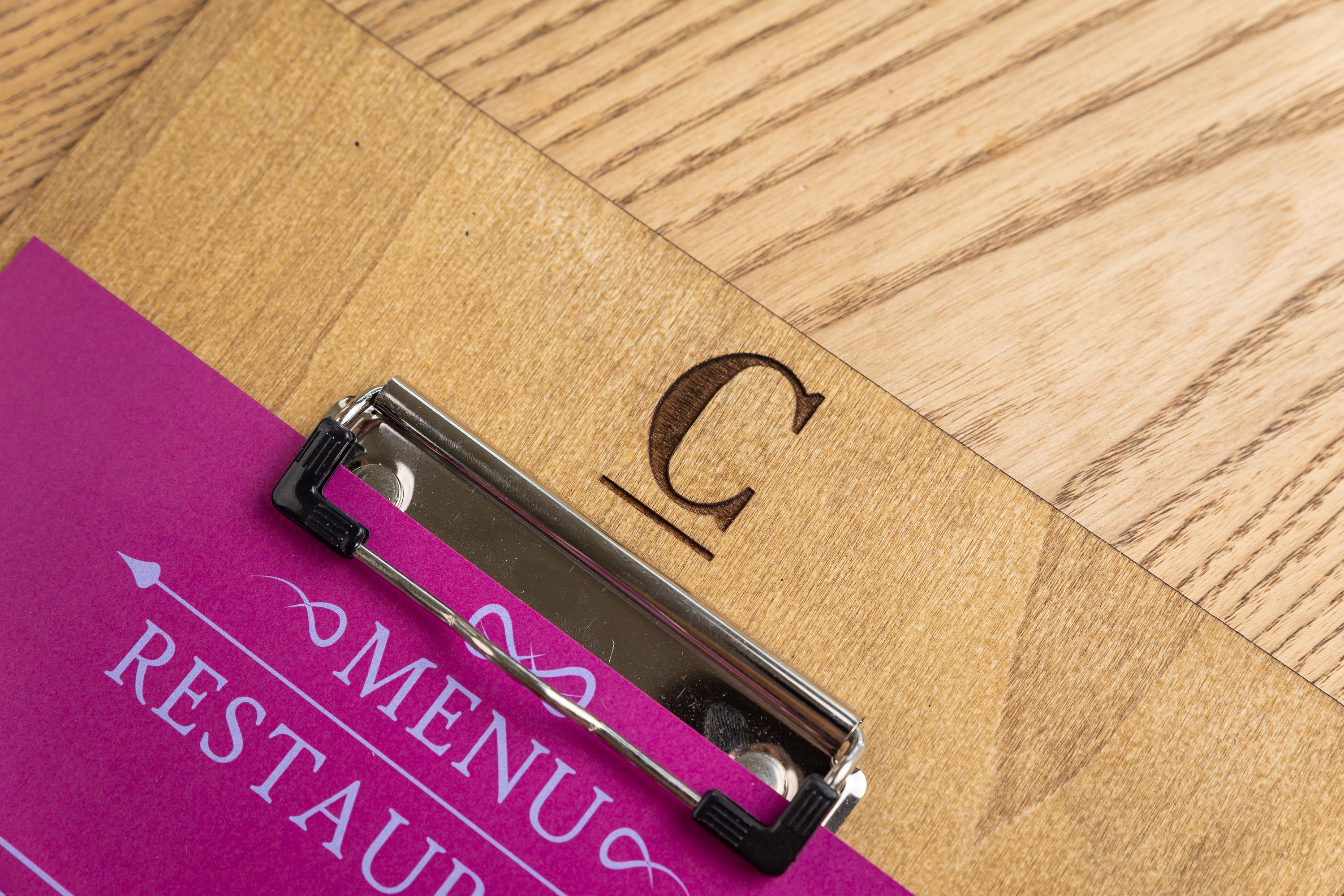 Wooden Menu Board Engraved Menu Binder Restaurant Menu - Etsy