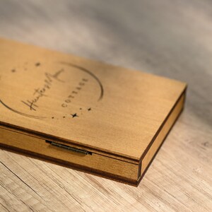 Customized Check Holder Box, Wooden Bill Presenter, Server Check Holder ...