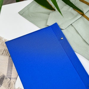 Fabric Menu Folder With Logo Printing, Drink Menu Folio, Customized ...