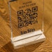 QR Code Menu Display, Touchless Menu Stand, QR Code Stand, Personalised ...