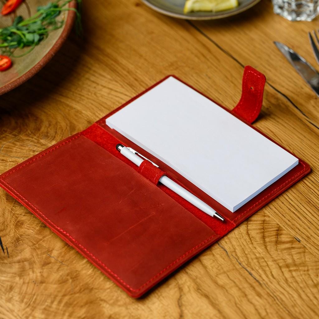 Custom Leather Restaurant Server Book: Waitstaff Organizer - Etsy