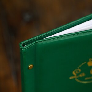 Faux Leather Menu Folder With Logo Embossing, Letter Size Menu Folder ...