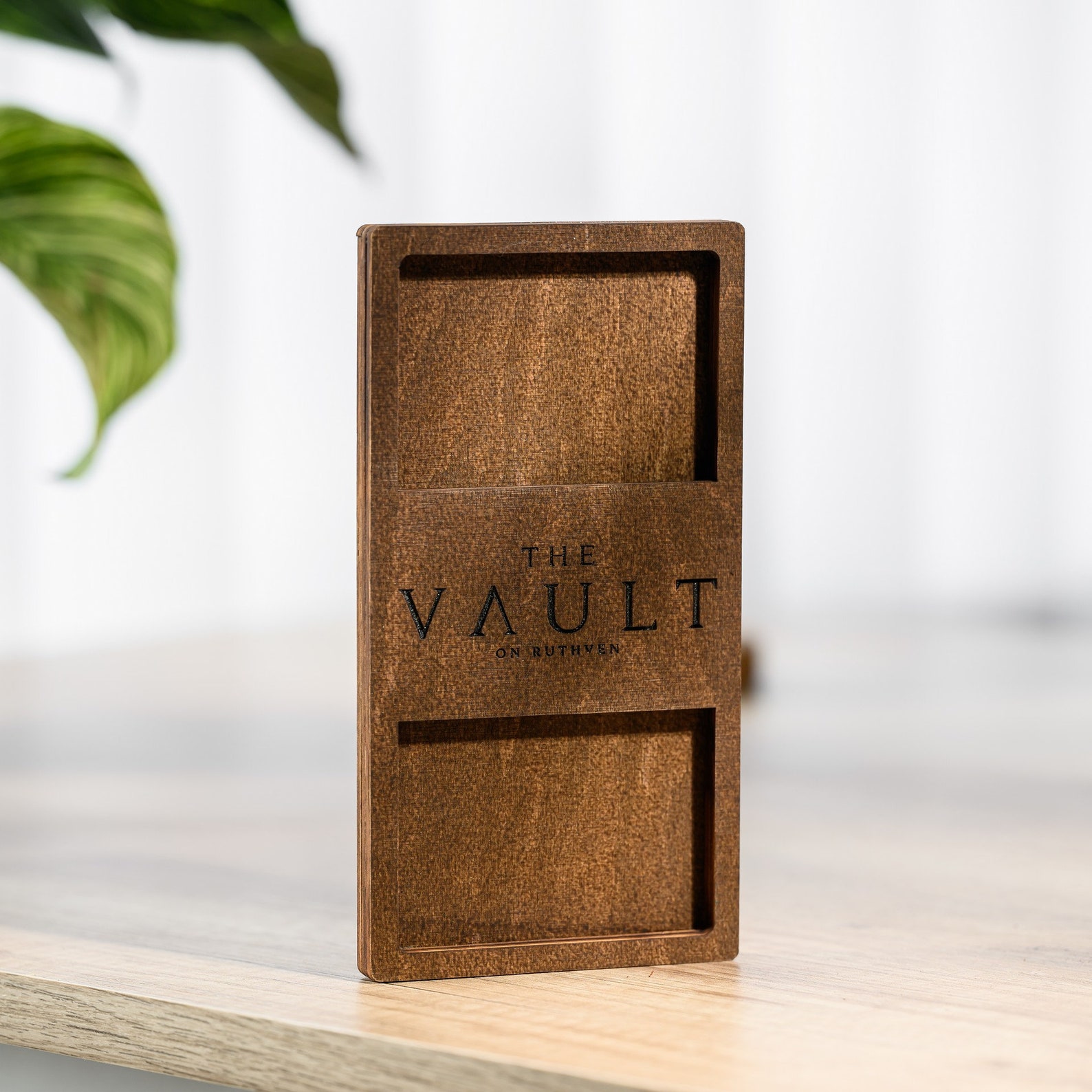 Customizable Wooden Bill Presenter, Restaurant Cafe Check Holder - Etsy