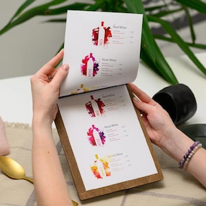 Design Service, Creation of Customised Menu Sheets, Unique Menu Design ...