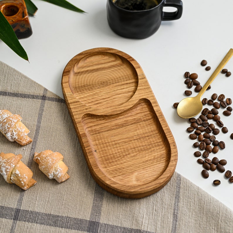 Customized Wood Tray, Rustic Serving Tray for Hotels, Wooden Plate for ...