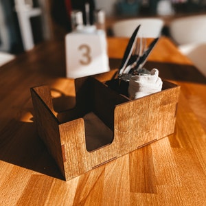 Wooden Tabletop Caddy. Personalized Condiment Holder. FREE - Etsy