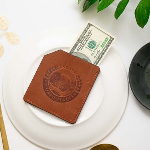 Leather Bill Presenter With Logo, Bar Check Holder, Check Presenter ...