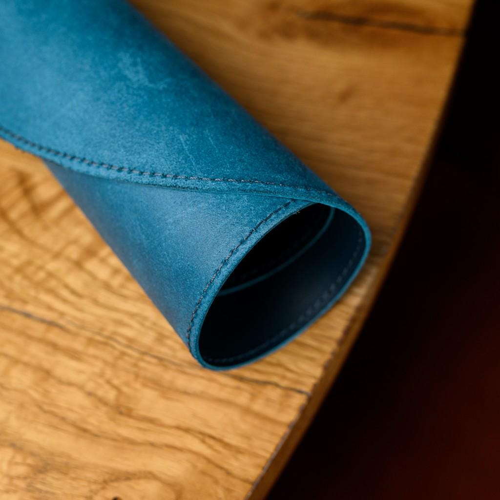 Modern Leather Table Placemats, Personalisable Oval Placemats With Logo ...