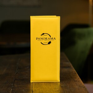 Restaurant Menu Cover With Logo Embossing, Menu Folder With Fixing by ...