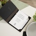 Restaurant Menu Cover With Brass Coloured Ring Binder - Menu Cards ...