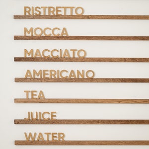 Hanging Letter Board Set Enhance Your Cafe or Message Center With ...