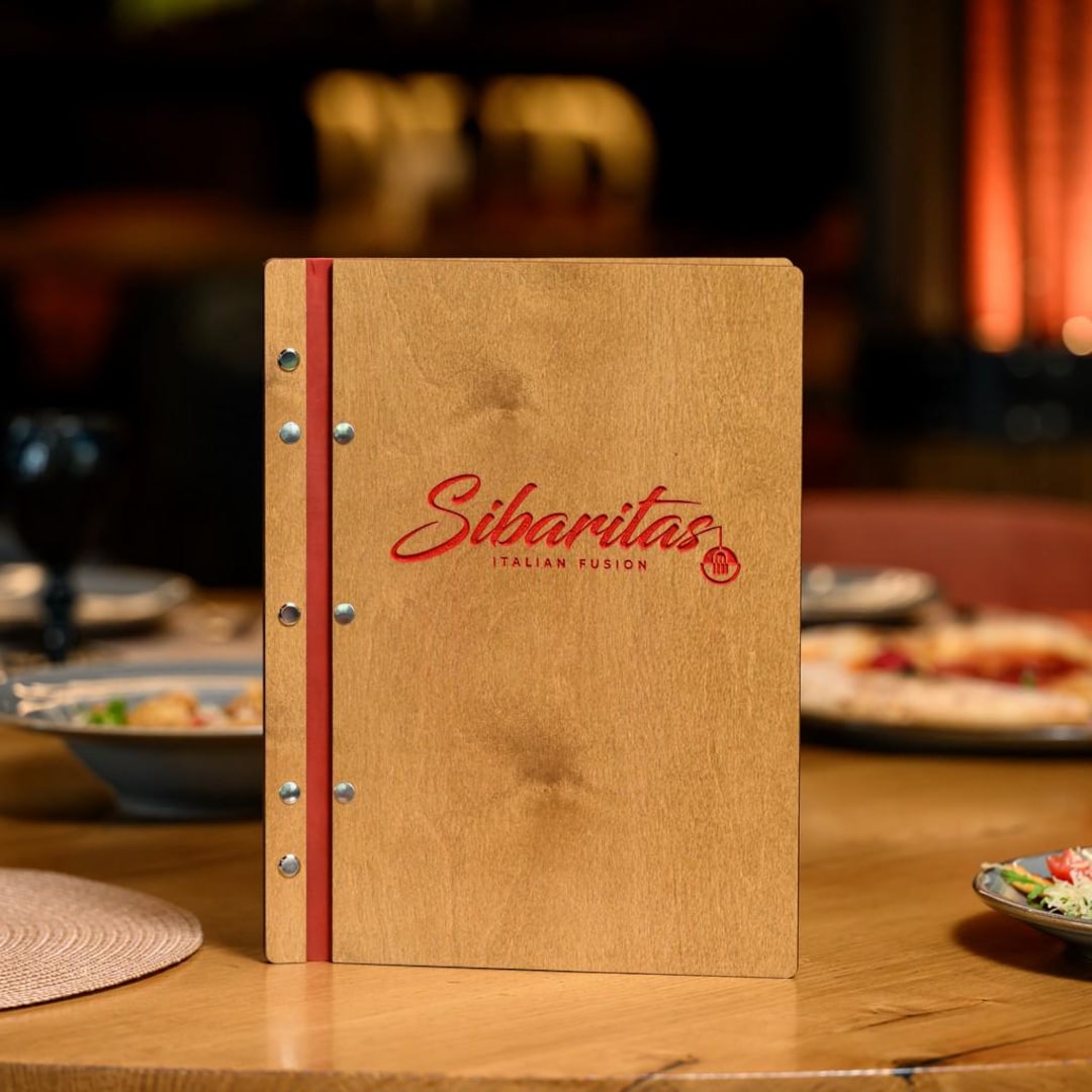 Engraved Wooden Menu Cover, Restaurant & Coffee Shop Menu Holder - Etsy