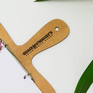 Wooden Menu Holder With Ring Binder, Engraved Menu Holder, Restaurant ...