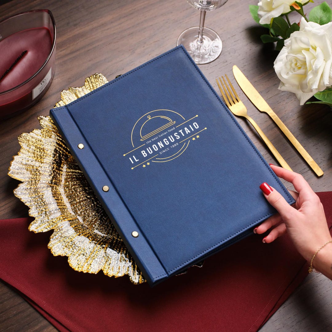 Customizable Restaurant Menu, PU Leather Restaurant Menu Folder, Custom ...