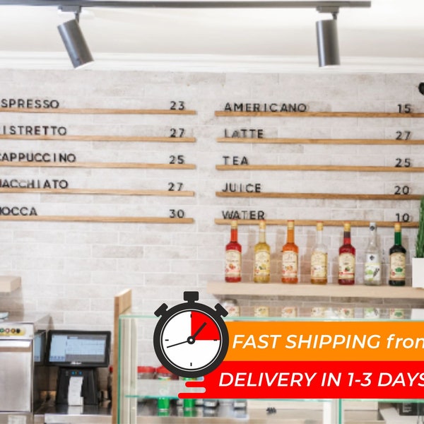 Large Letter Menu Board - Etsy