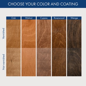 Wooden Menu Folder With Ring Binder Mechanism, Engraved Menu Holder ...