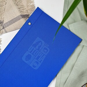 Fabric Menu Folder With Logo Printing, Drink Menu Folio, Customized ...