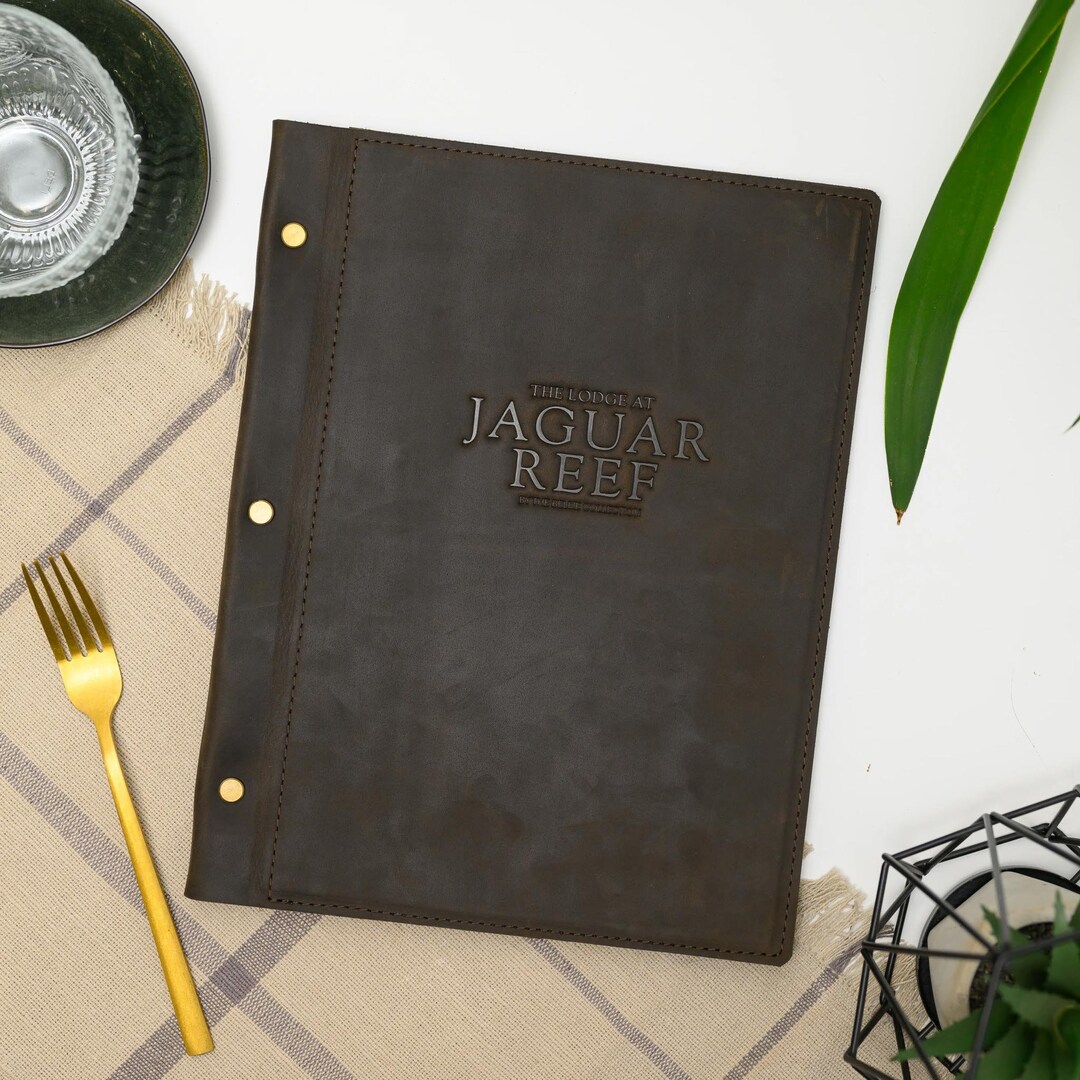 Hard Cover Menu Holder With Corner Mounting, Drink Menu Card Folder ...