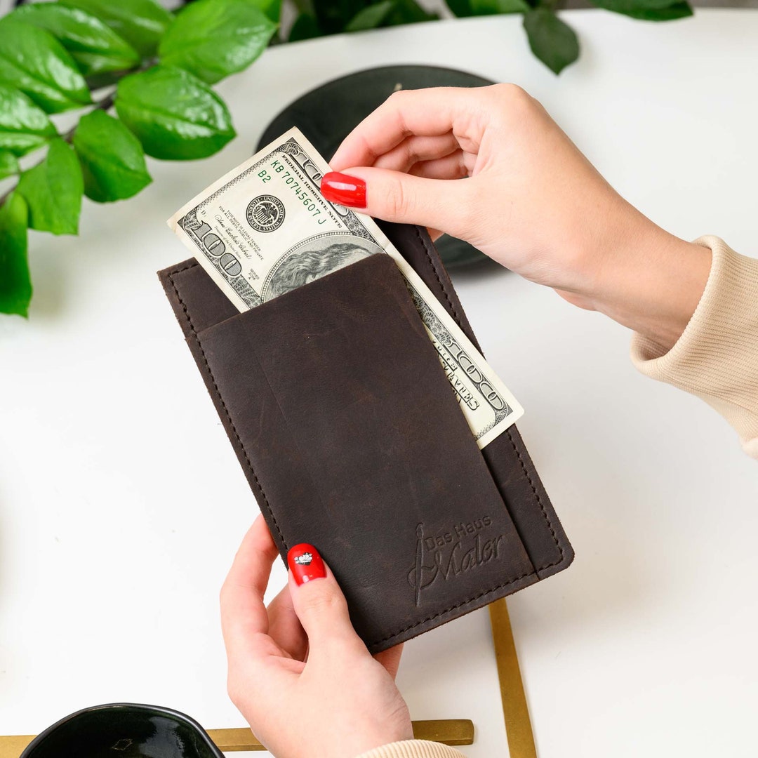 Check Presenter With Personalization, Leather Receipt Holder With ...