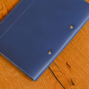 Leather Menu Cover With Fixing Plank for Sheets, Customizable Holder ...