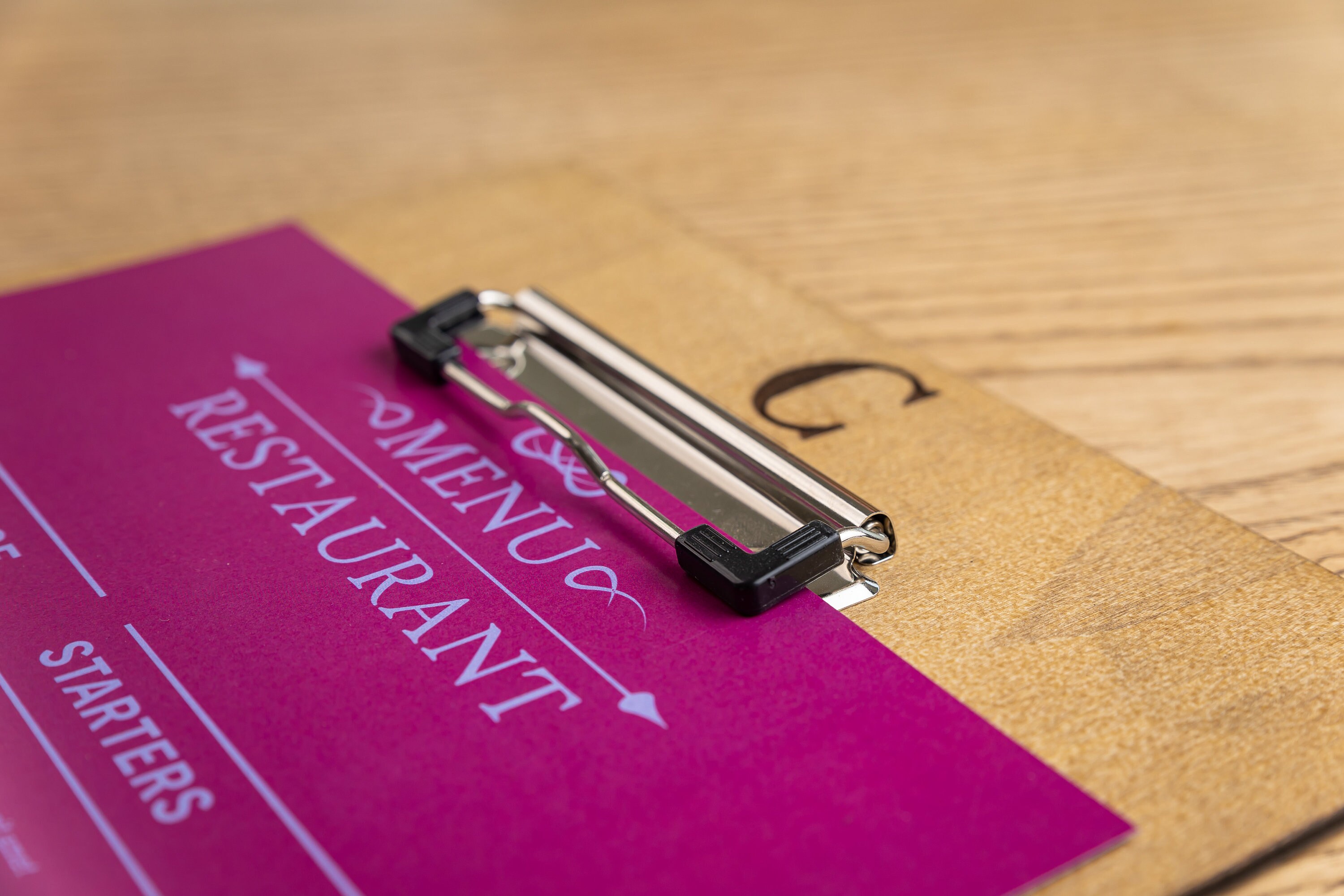 Wooden Menu Board Engraved Menu Binder Restaurant Menu - Etsy