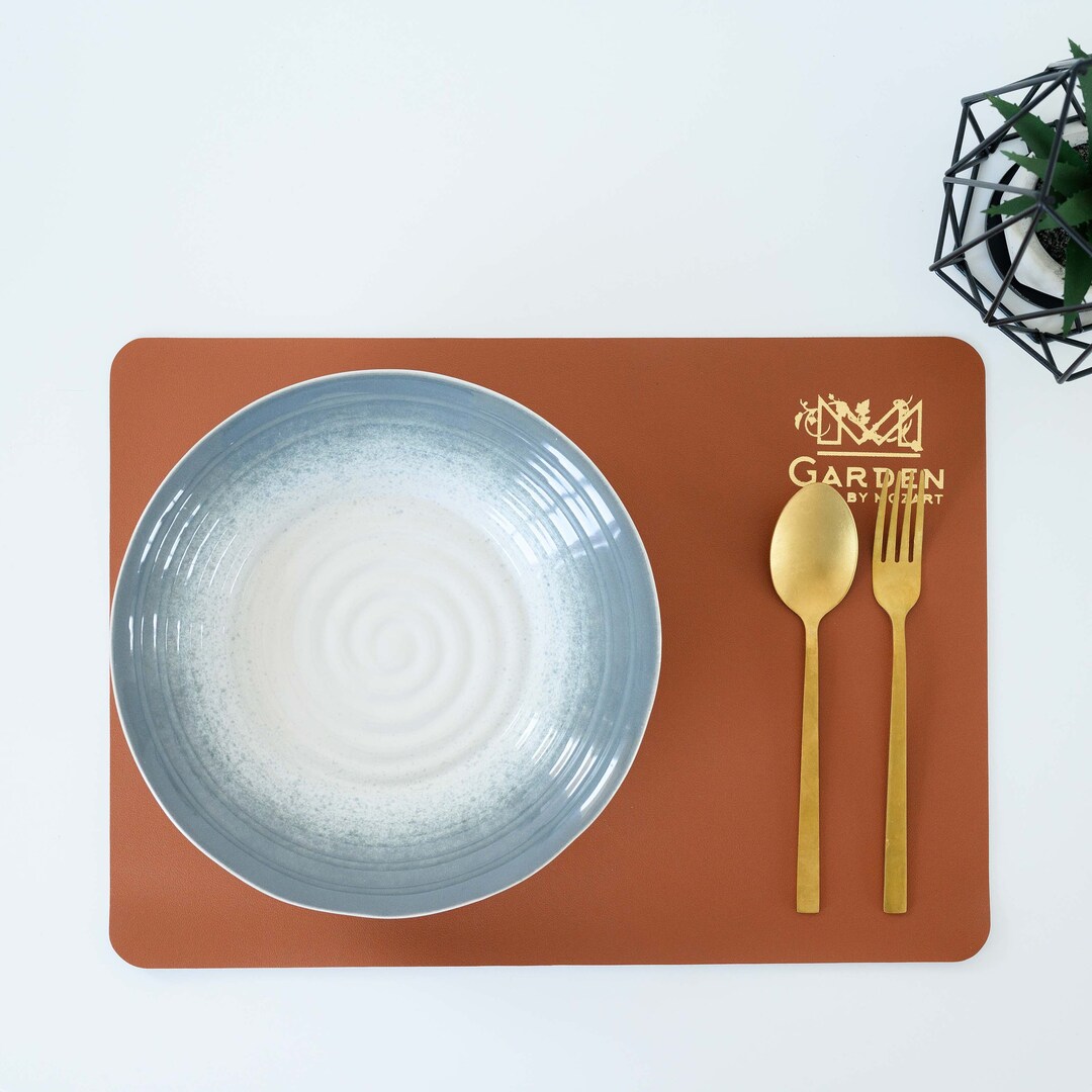 PU Leather Placemate Restaurant Table Mat With - Etsy