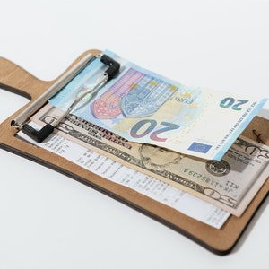 Wooden Bill Holder, Check Holder for Restaurant, Unique Check Presenter ...