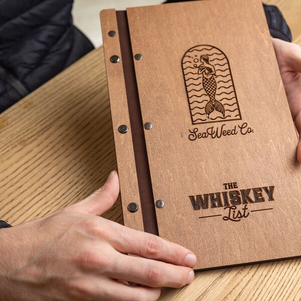 Wooden Book Cover - Etsy