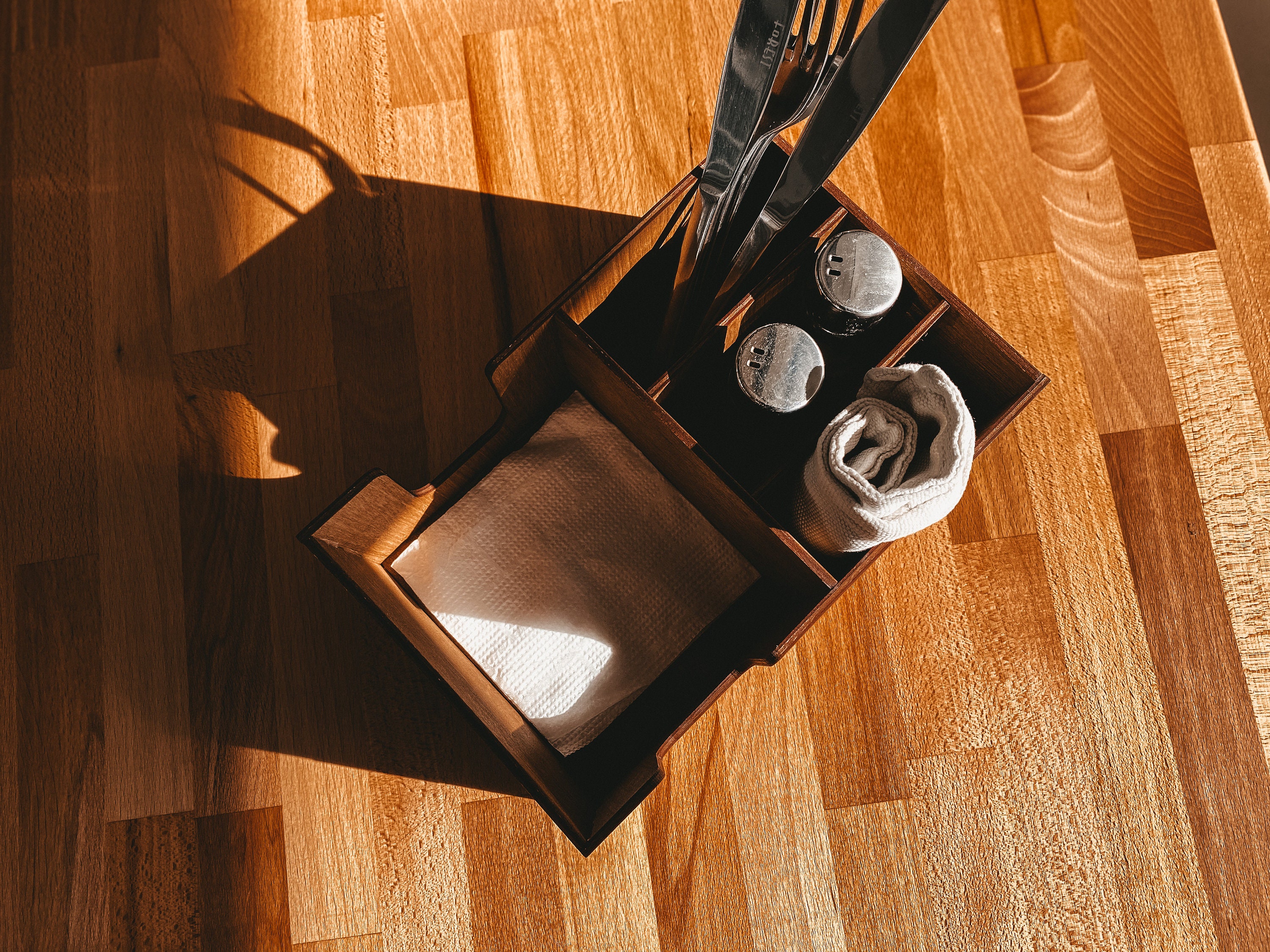 Wooden Tabletop Caddy. Personalized Condiment Holder. FREE | Etsy