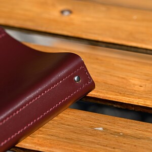 Leather Wine List Menu Cover With Ring Binder Mechanism, Menu Holder ...