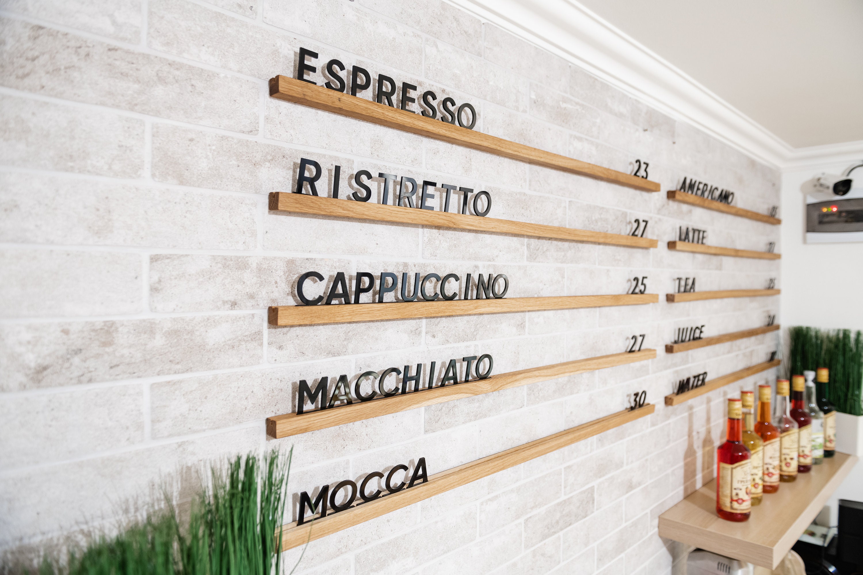 Menu Board Oak Menu Board Wall Menu Changeable Letter - Etsy Australia