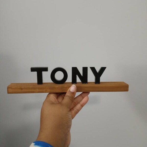 Letter Block Plaques - Etsy