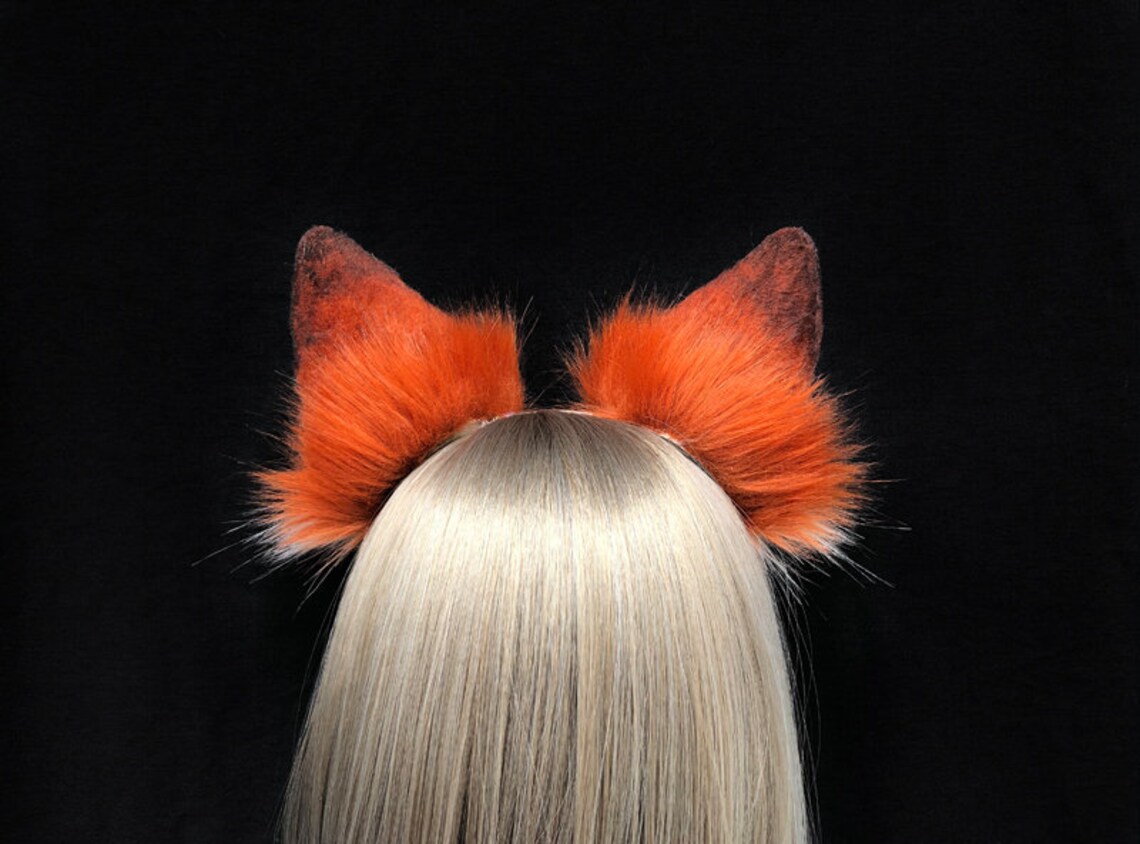 4 Realistic Red Fox Headband6.4 Realistic Rabbit Ear - Etsy